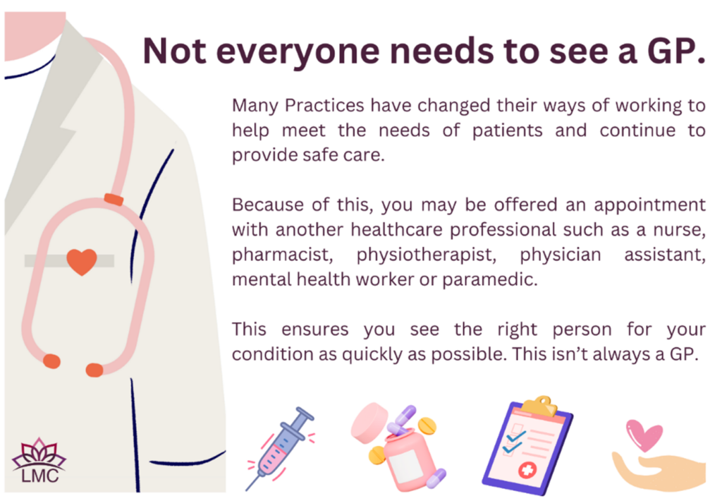 Top Tips for accessing your GP Practice - Central Park Surgery